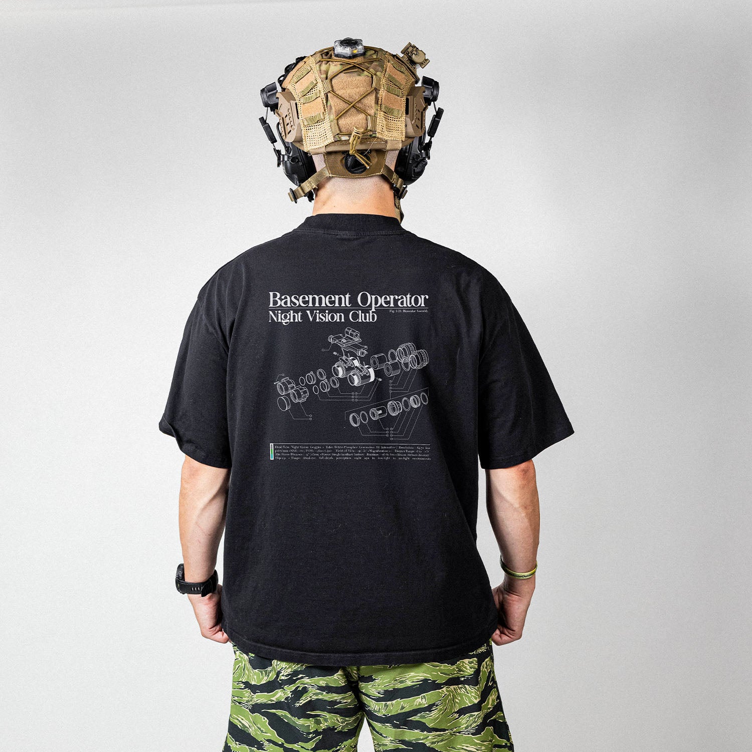 Blueprint NVG Club - Black Tee – Basement Operator Company